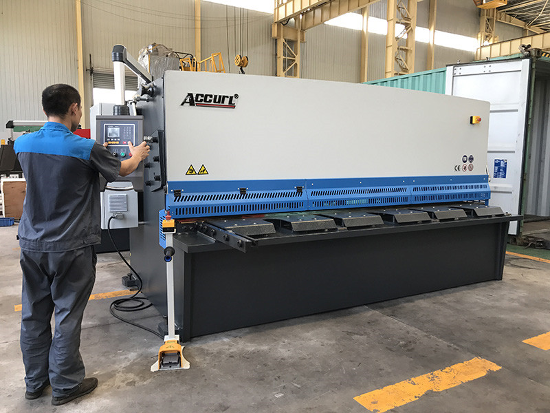 lembaran lembaran hidraulik lembaran shearing machine, NC shear metal ...